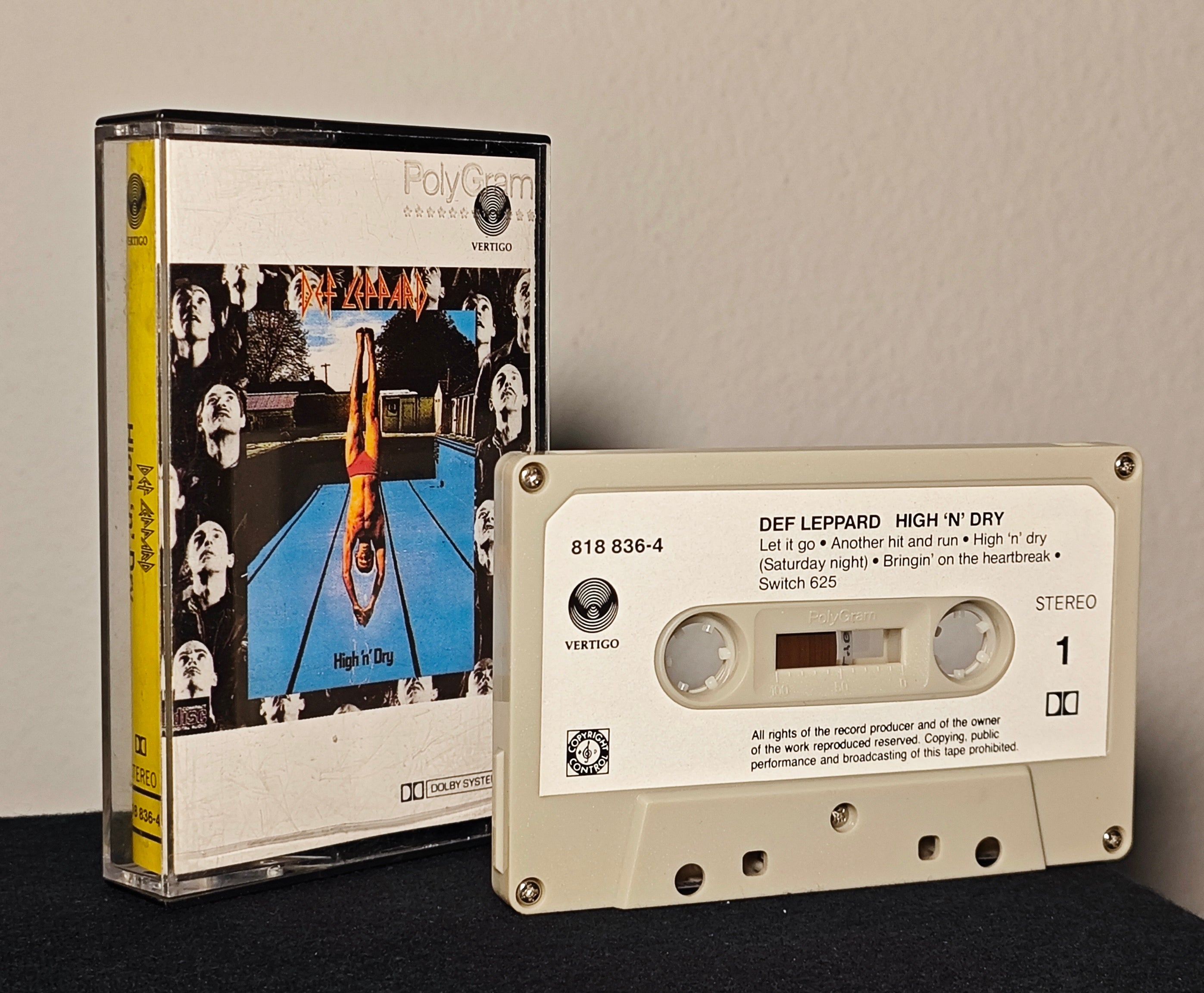 Def Leppard - "High 'n' dry" (original 1981 Singapore press, VERY RARE ...