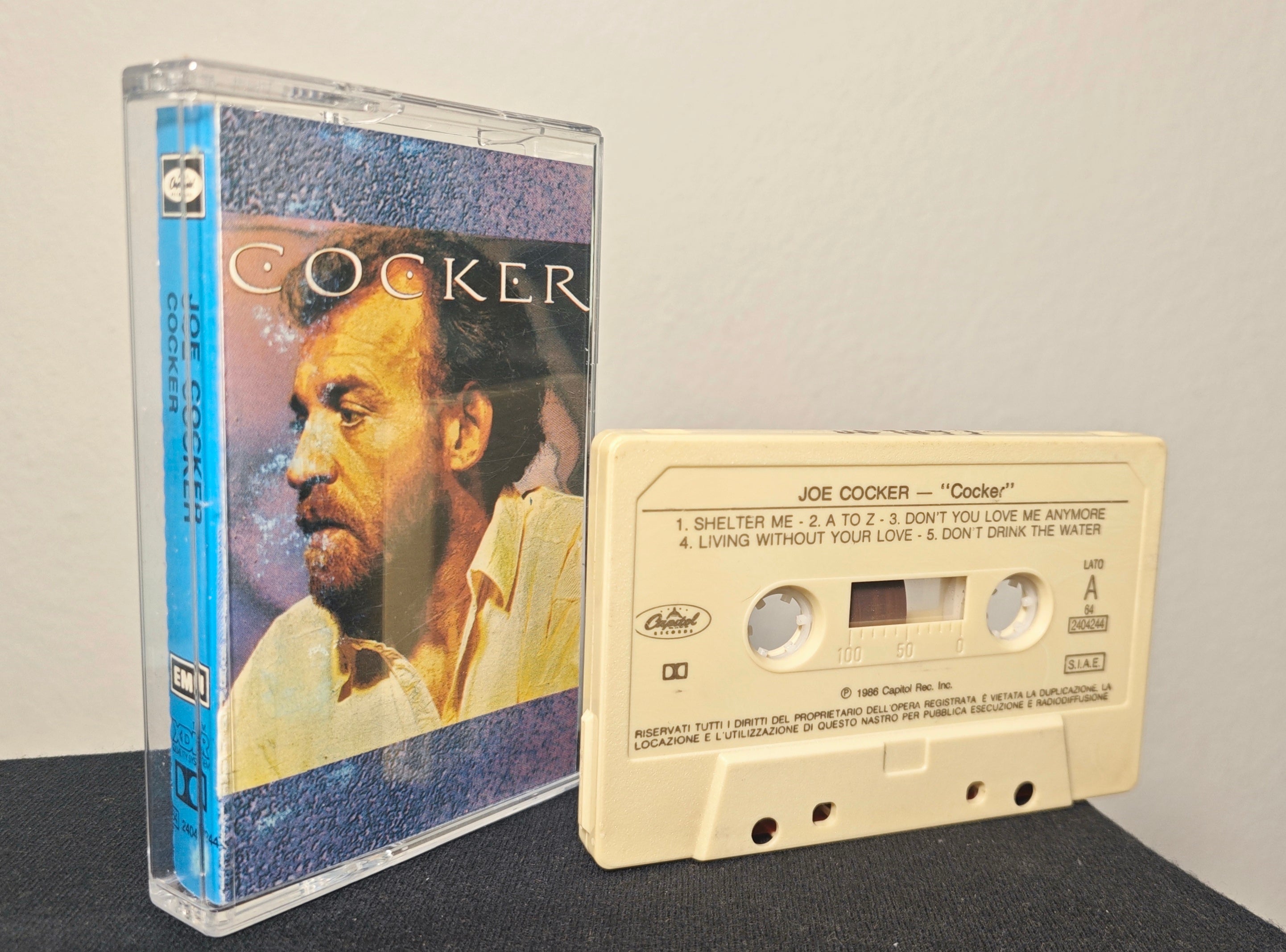 Joe Cocker - "Cocker" (original 1986 press) – Dirt tapes