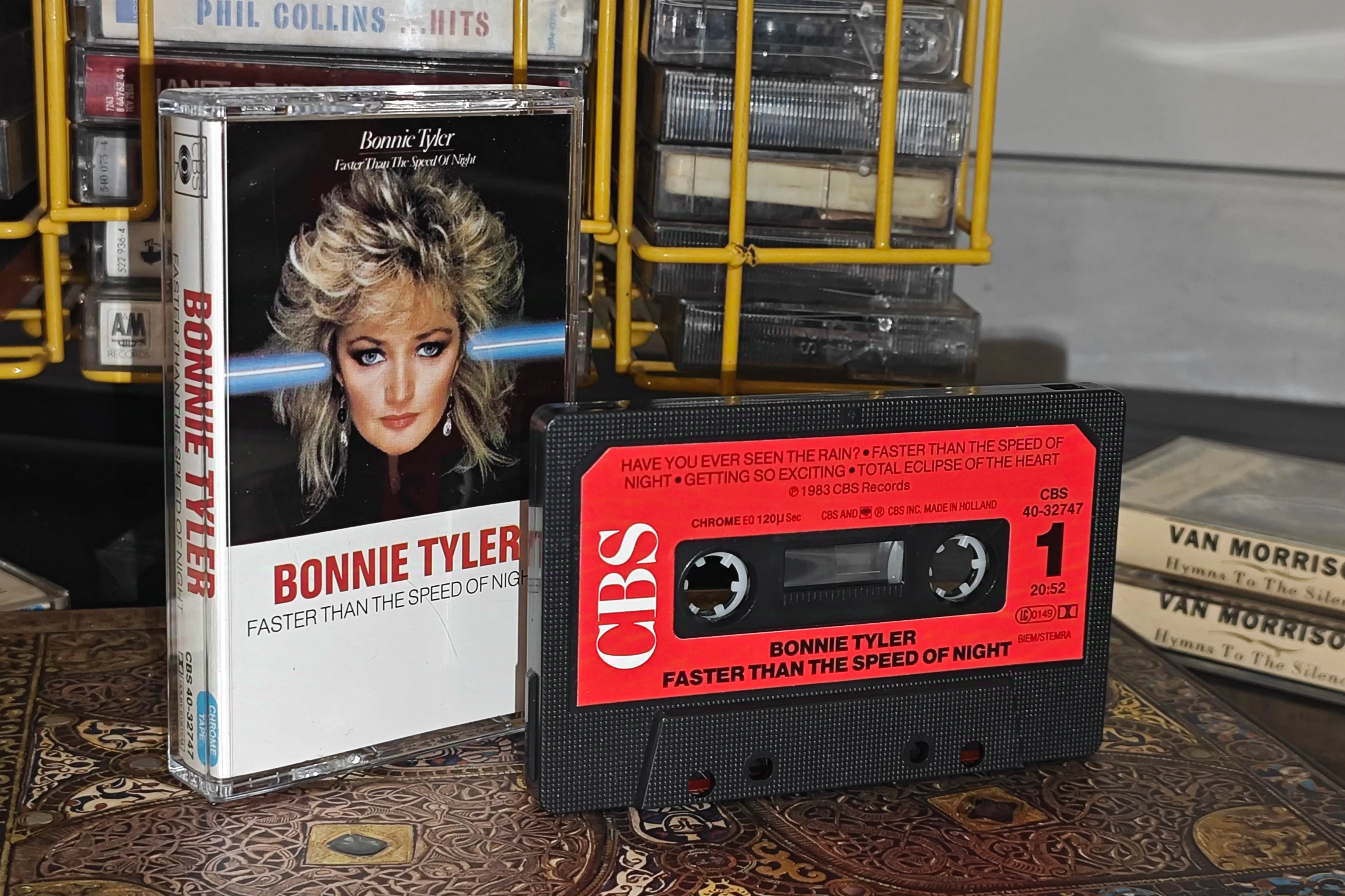Bonnie Tyler - "Faster than the speed of night" (original 1986 press ...
