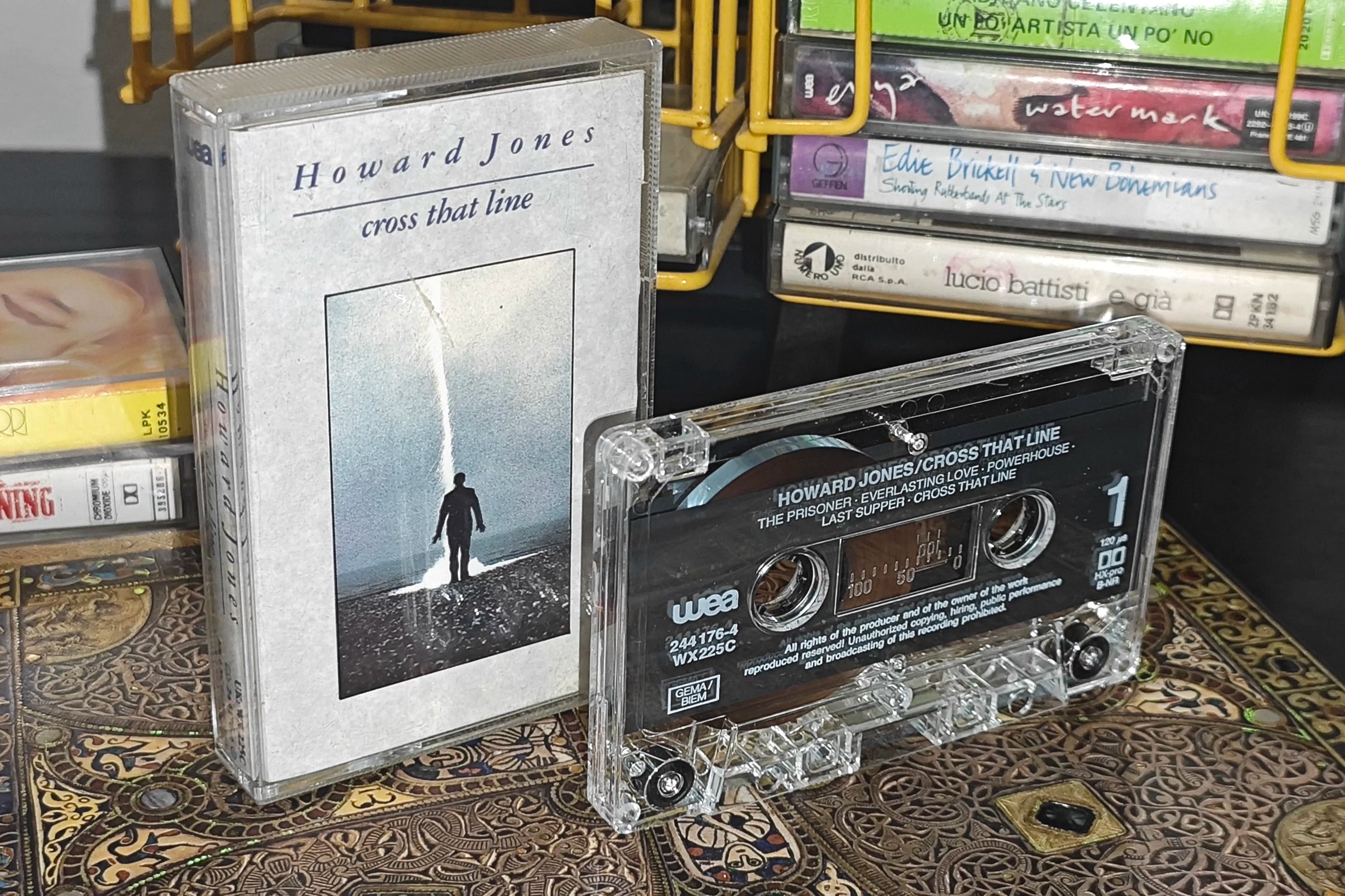 Howard Jones - "Cross that line" (original 1989 press) – Dirt tapes