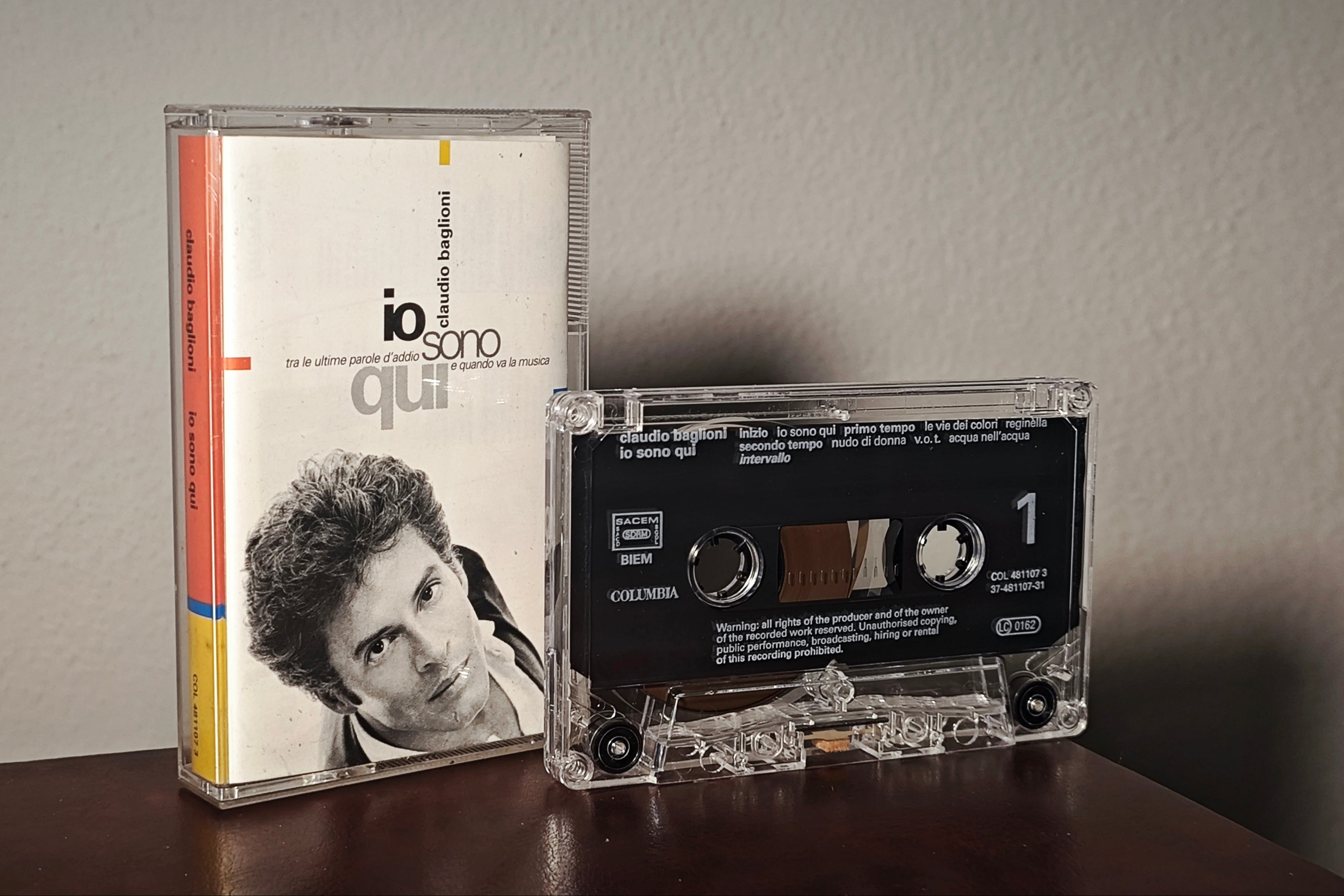 Claudio Baglioni - "Io sono qui" (original 1995 press) – Dirt tapes